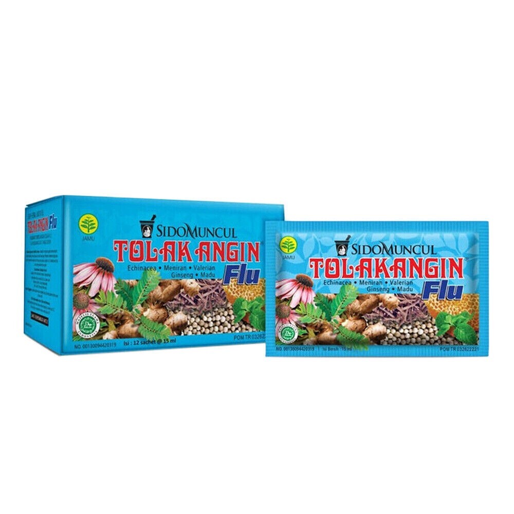 TWINPACK - Tolak Angin Flu Sido Muncul 2 Box - Mint, Ginger, Clove & Ginseng #ND | eBay