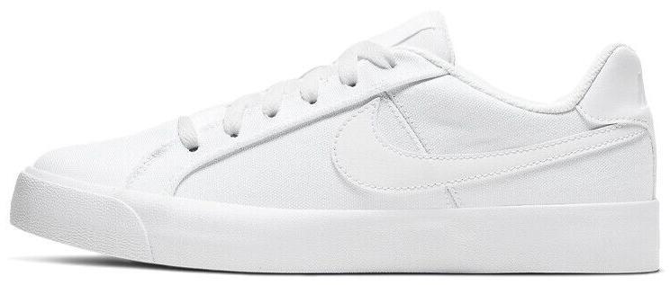 Size 11 - Nike Court Royale AC Canvas Triple White W for sale online | eBay