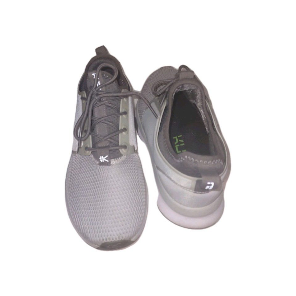 KURU Atom Cloud 8 Wide Gray white Mesh Running Shoes Athletic Sneakers ...