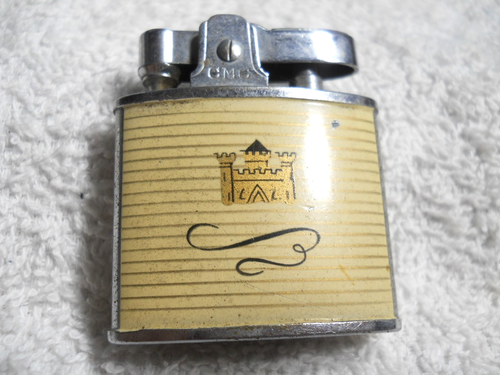 CMC Continental Kent Lighter Gold Castle Made Japan Parts or Repair ...