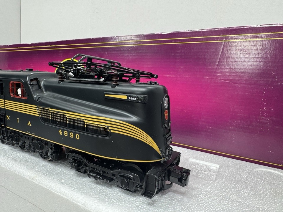 MTH 20-5729-1 PRR Brunswick Green 5-stripe GG-1 electric engine #4890 PS 3.0 EX | eBay