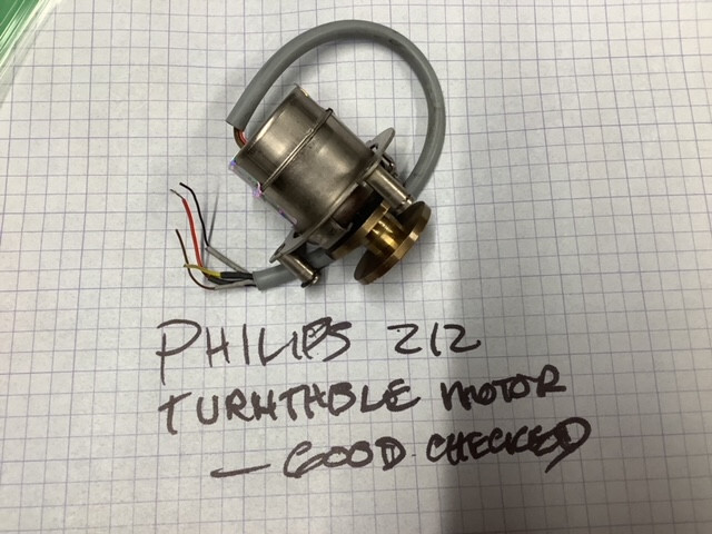 Vintage OEM Philips 212 Turntable Original Authentic Motor Record ...