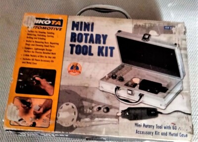 Brand NEW! Nikota Rotary Tool Kit (60 Accessories) w Metal Case | eBay