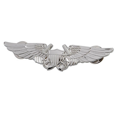 US USMC Aviation Officer Pilot Silver Wing Badge Pin Military Badge ...