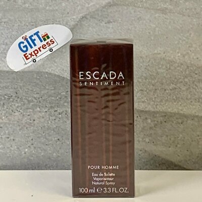 Escada Sentiment by Escada 3.3 oz EDT Cologne for Men New In Box | eBay