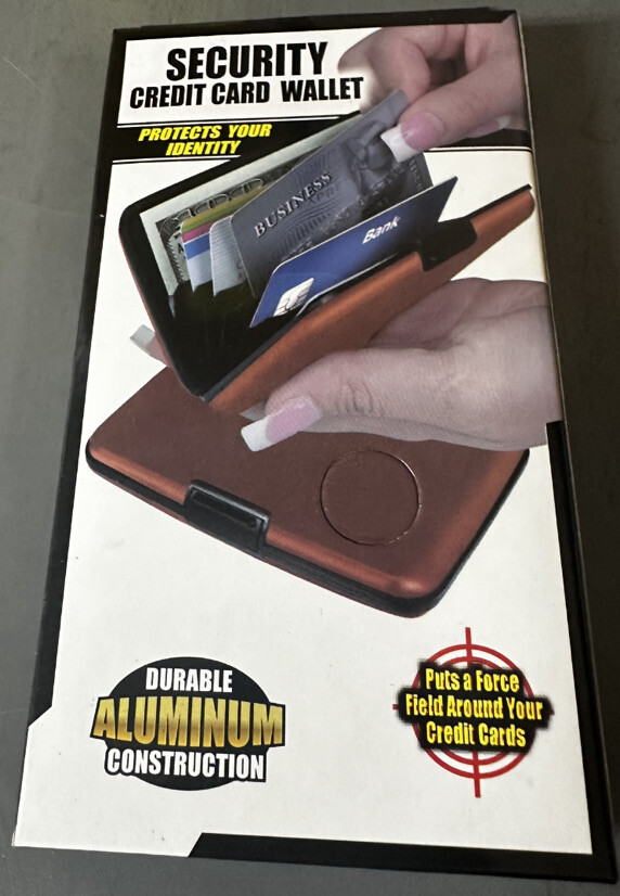 5 Pcs Wallet Secure Men Women RFID Blocking Money Credit Card Holder ...