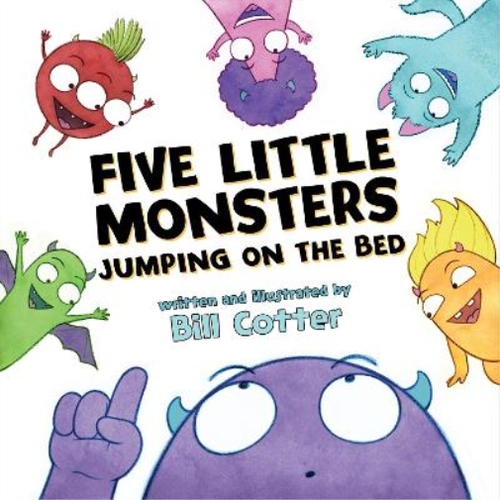 Bill Cotter Five Little Monsters Jumping on the Bed (Libro de cartón ...