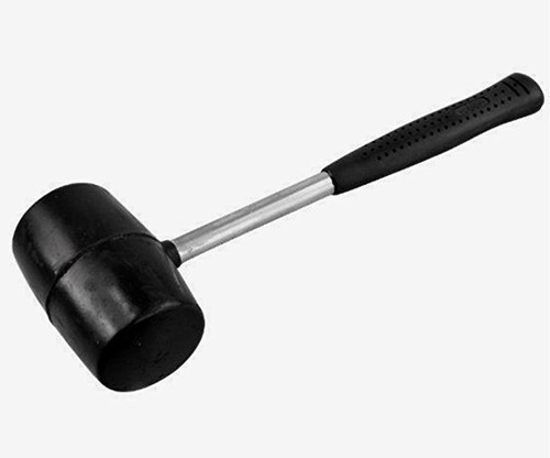 Set Of 2 16oz Mallet Black Rubber NON MARKING Carpentry Hammer/Panel ...