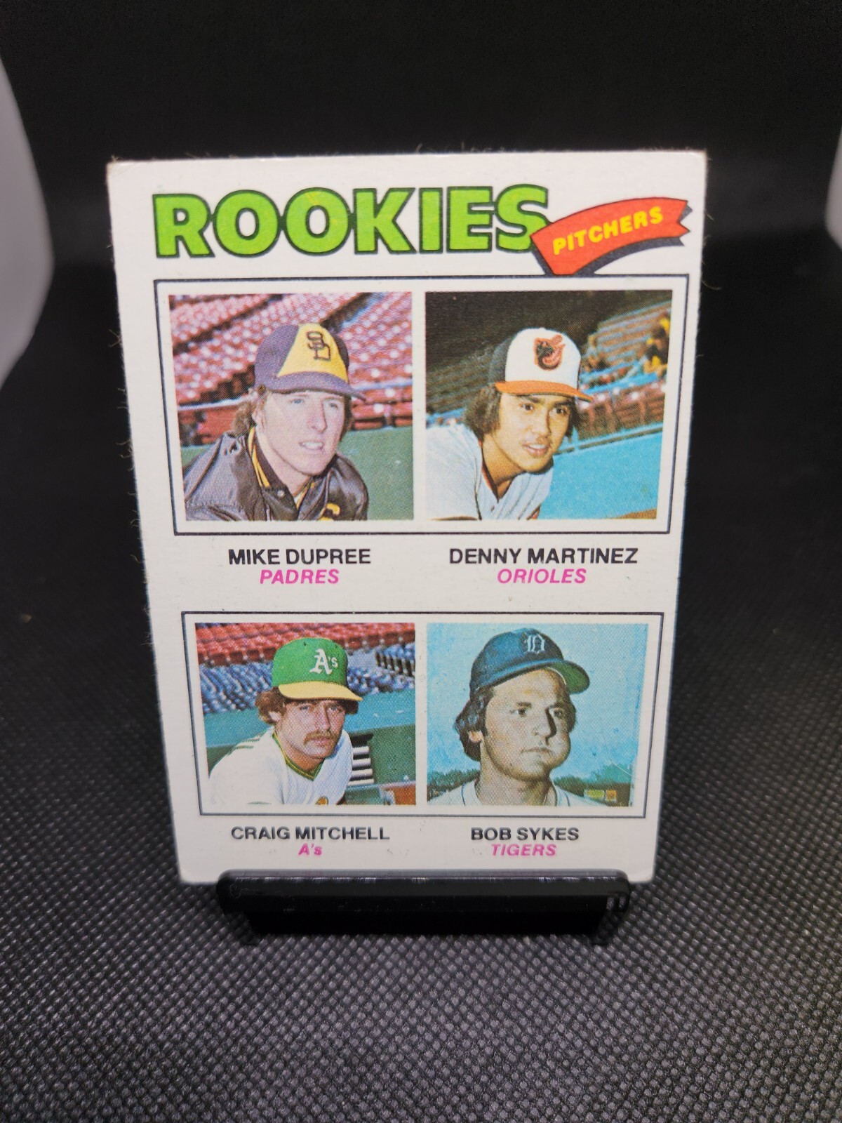 1977 Topps Rookie Pitcher Denny Dennis Martínez #491 RC Dupree Mitchell ...