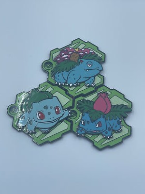 Pokemon Card 151 Puzzle Fridge Magnet Bulbasaur 151C-ZB001-003 S ...