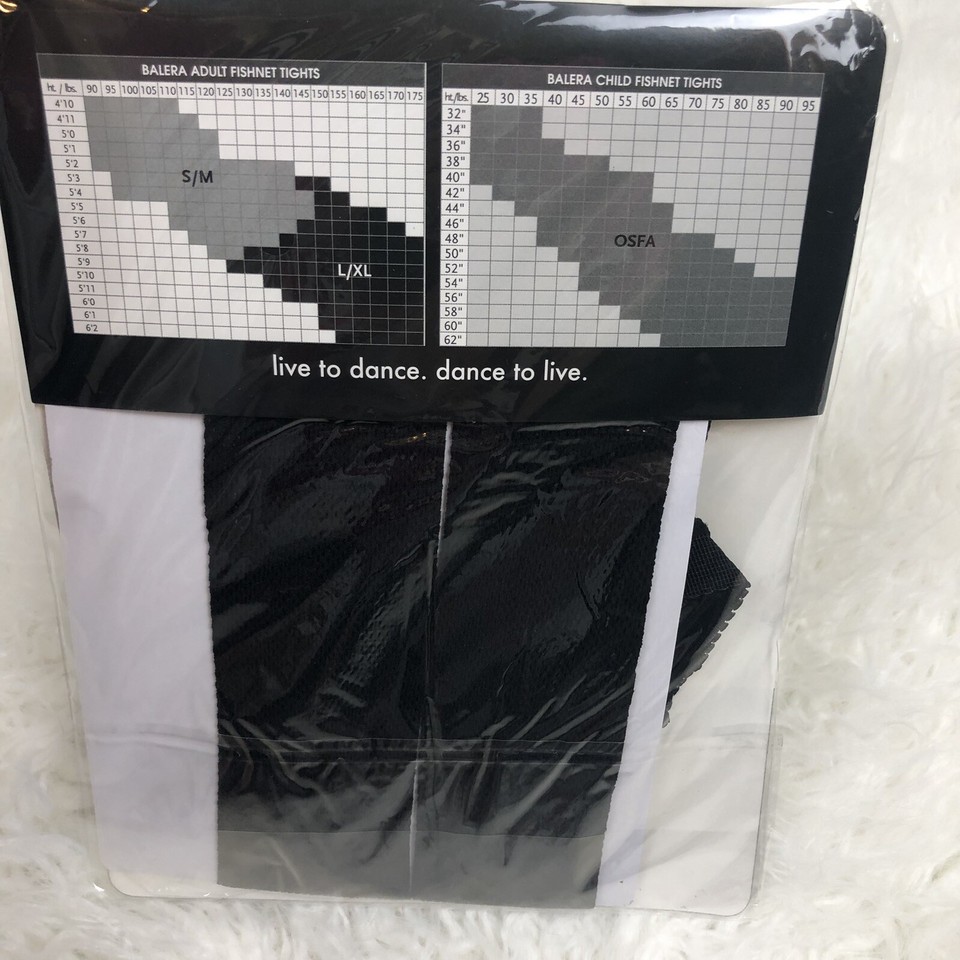 balera dancewear adult s/m basic fishnet tights black style T94 | eBay