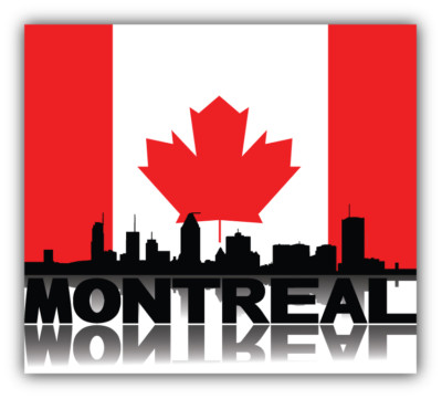 Montreal City Canada Flag Label Car Bumper Sticker Decal - ''SIZES'' | eBay