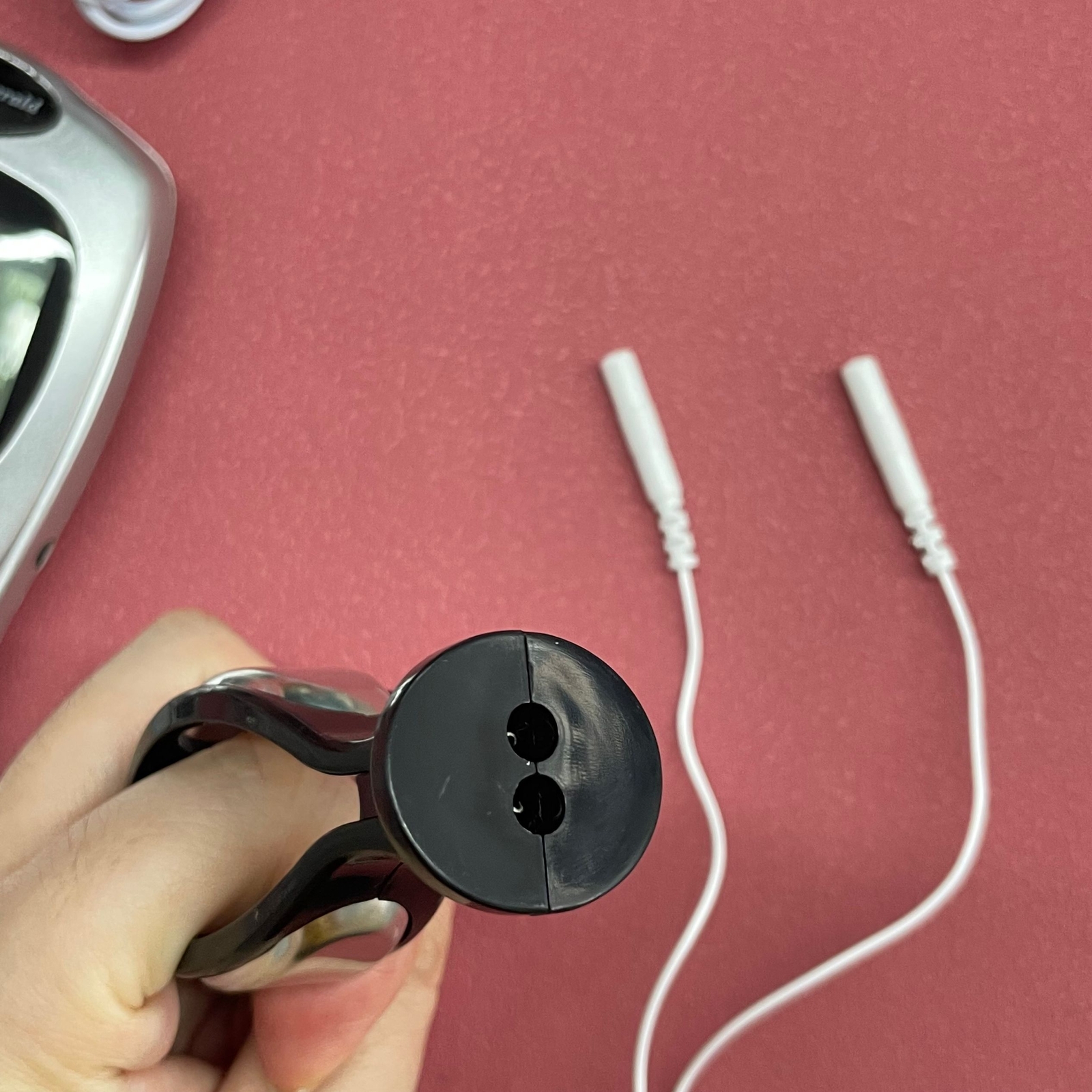 Men E-Stim Shock Cock Therapy Penis Ring Anal Butt Plug Stimulate Sex ...