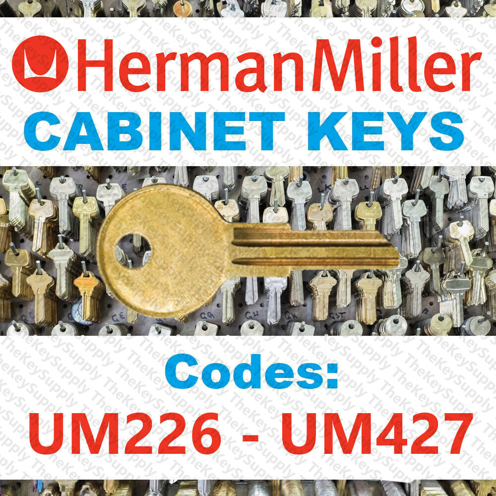 Herman Miller File Cabinet Replacement Key Cut to Your Code UM226 ...