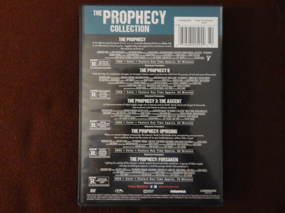 The Prophecy Collection (DVD) 32429345608| eBay