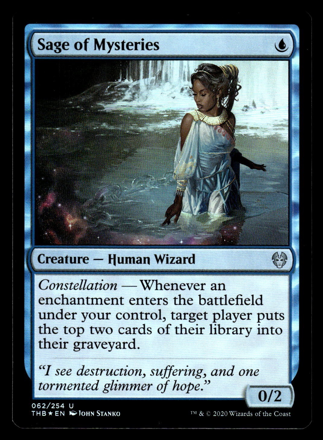 MTG Theros Beyond Death sage of Mysteries Foil 062/254 | eBay