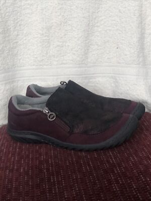 JBU Jambu Women's Size 6.5 M Cranberry Purple Black Memory Foam Side ...