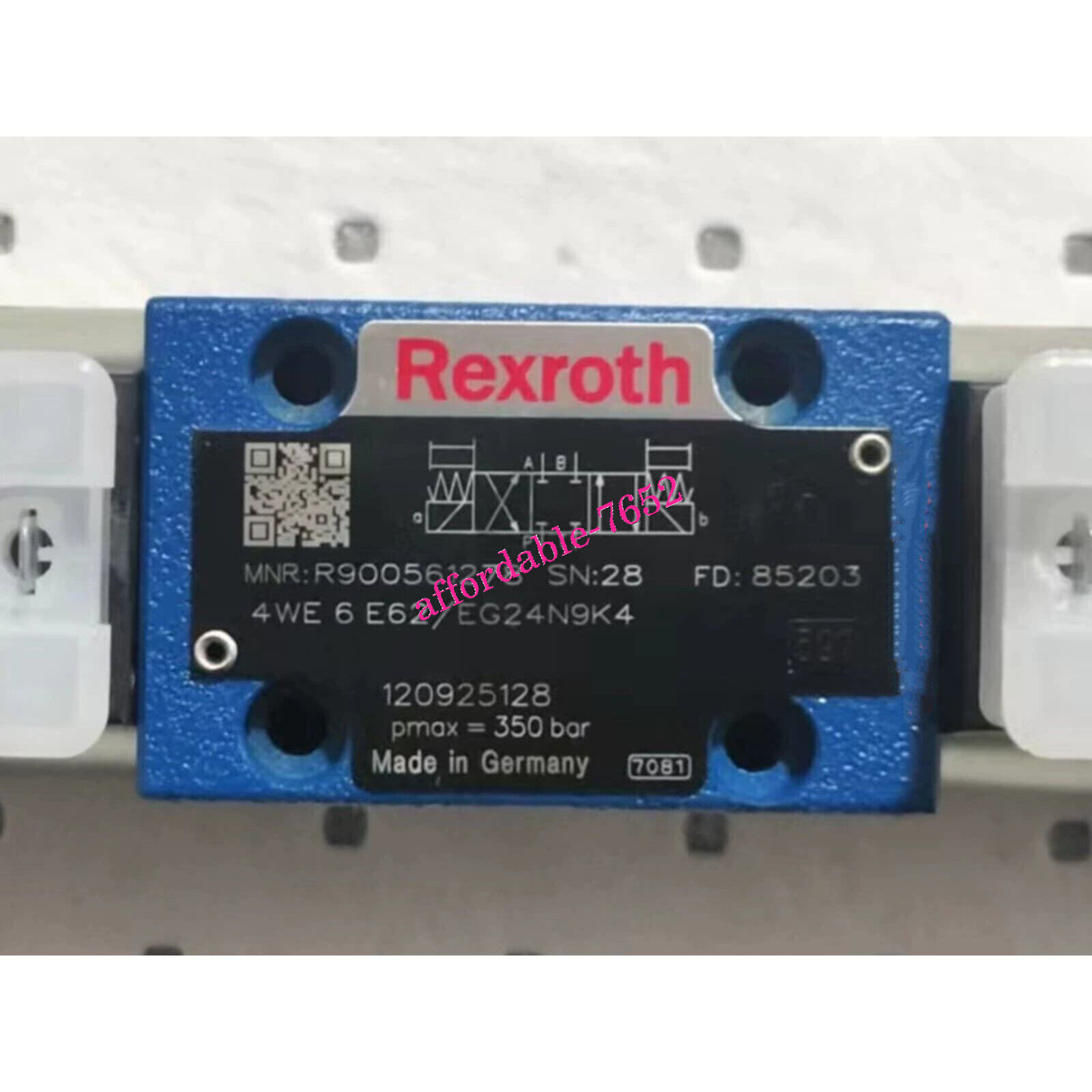 Rexroth R900561278 Directional Spool Valve Dual Solenoid Operated 24vdc ...