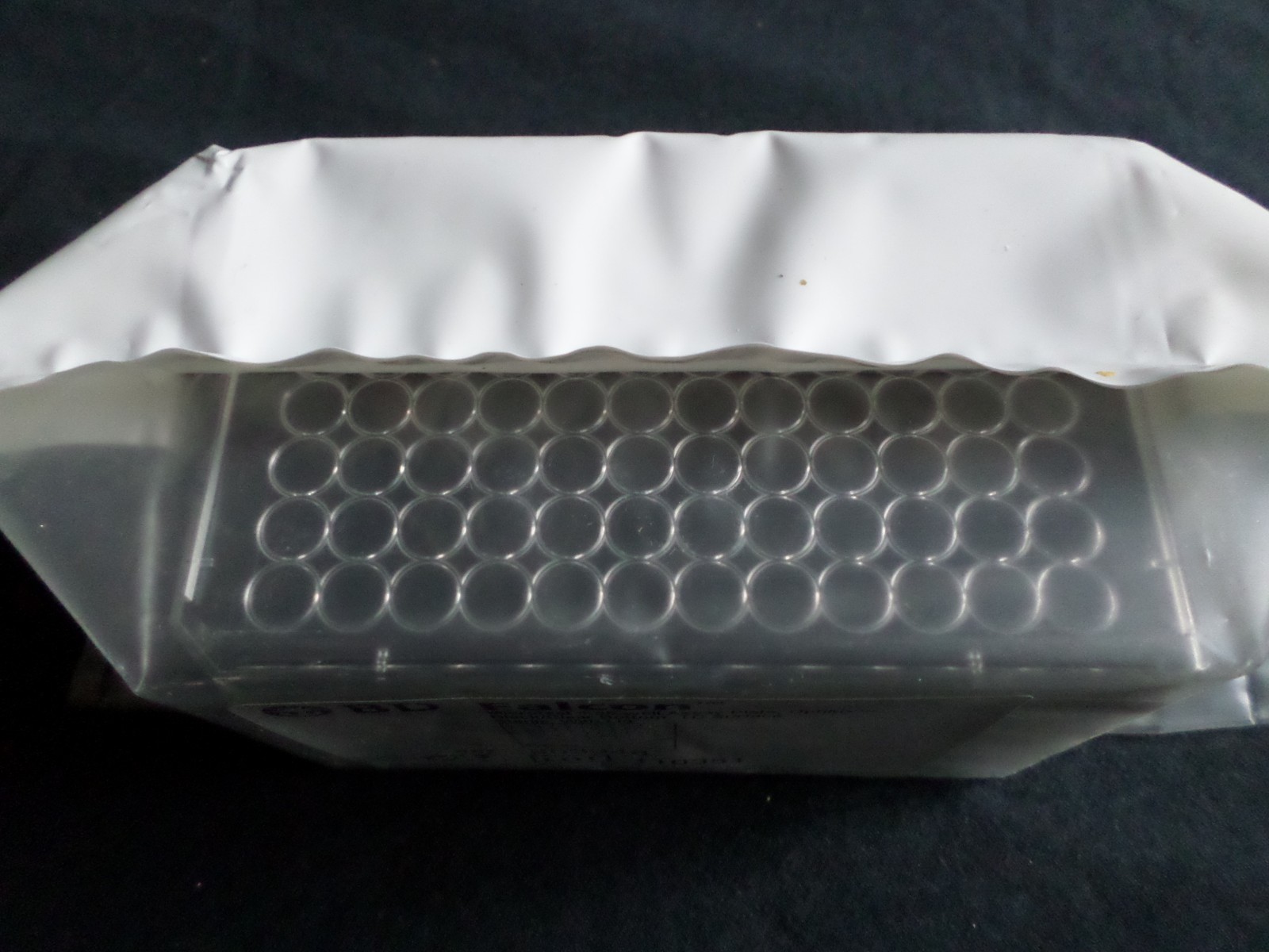 20 BD Falcon 353948 Microtest 96 Well Assay Plate Optilux Black Clear ...