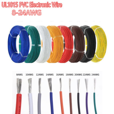 UL1015 Connecting Cable Stranded Automotive Electrical Equipment Wire ...
