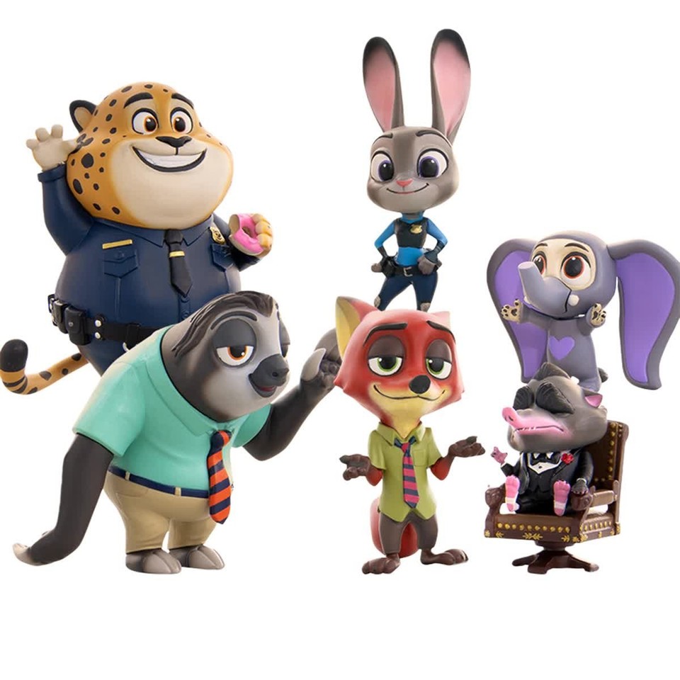 HIPLAY Beast Kingdom MEA-006 Zootopia Series Single Blind Box Figure | eBay