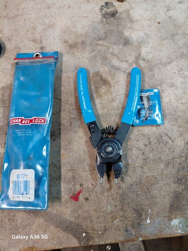 CHANNEL LOCK 907 Snap Ring Plies , Plus Extra Pins , USA | eBay
