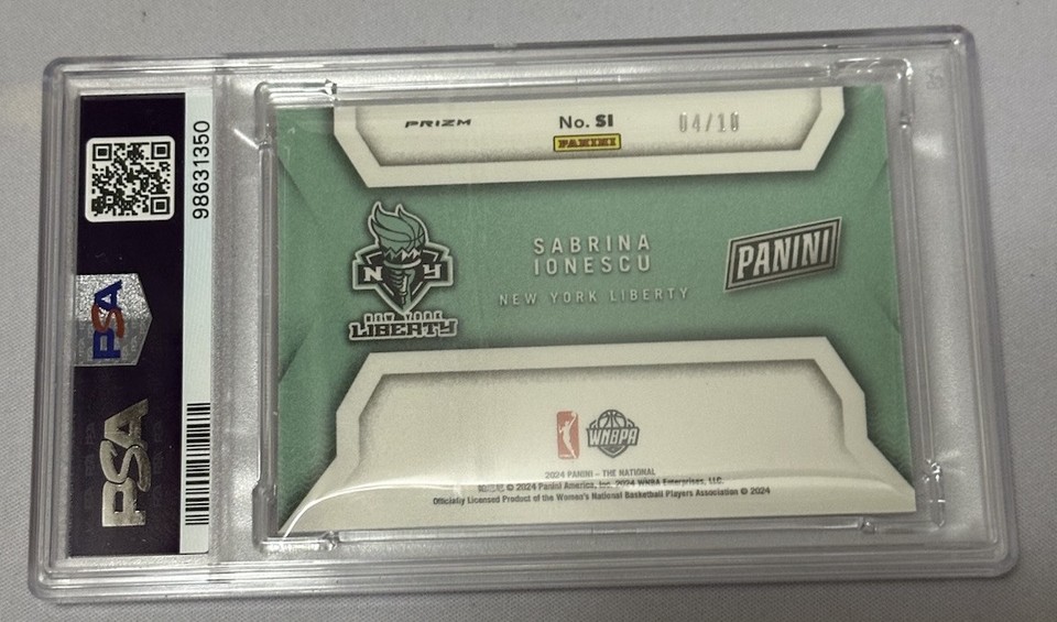 2024 Panini NSCC VIP Gold Color Blast-Silver Sabrina Ionescu /10 PSA 10 ...