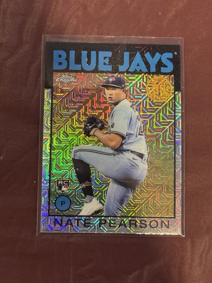 2021 Topps Chrome Nate Pearson Silver Pack Mojo Refractor Rookie Card ...