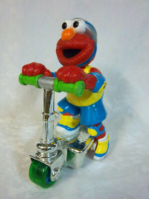 2000 Mattel Elmo Scooter Press & Go Rolling Sesame Street 9" Toy | eBay