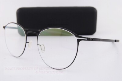 Brand New ic! berlin Eyeglass Frames Amihan Small Black Made in Germany ...