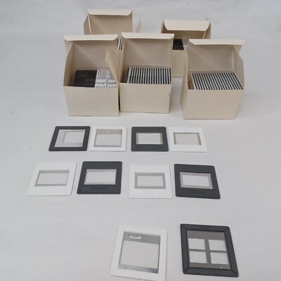 Lot 90 GEPE Glass Slide Mounts Assorted | eBay