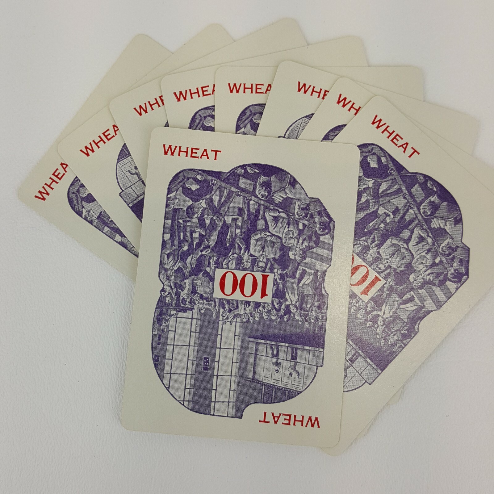 PIT Trading Game Replacement Set Of 9 Wheat Cards 1959 Parker Brothers ...