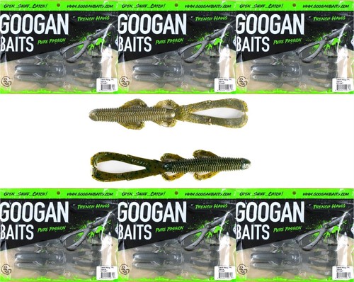 (6) Packs Googan Squad 6" Trench Hawg Natural Lot #2 Brand New In Pack | eBay.de