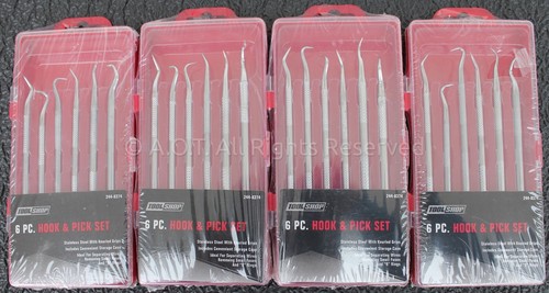 4 Toolshop Hook & Pick Sets Include Six Stainless Steel Picks | eBay