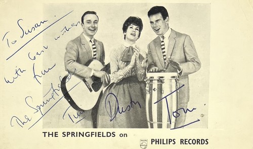 Dusty Springfield / The Springfields - Signed Autograph Promo Photo COA | eBay