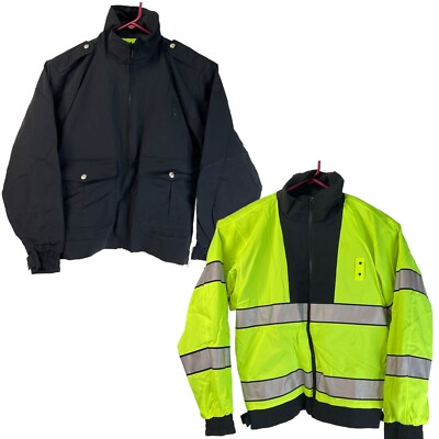 Flying Cross Fechheimer Jacket Sz S Hi Vis Layertech Reversible Msrp $186 Nwt | eBay