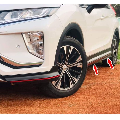 Unpainted PP Fits Mitsubishi Eclipse Cross SUV Side Skirts Body Kits ...