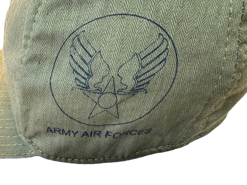 WWII USAAF A3 A-3 HBT MECHANICS CAP | eBay