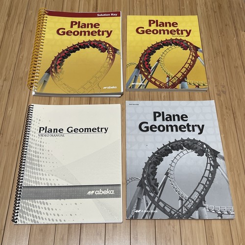 ABeka Plane Geometry Student Teacher Books Set Curriculum 11th Grade | eBay