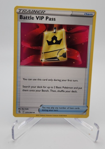 Battle VIP Pass - Fusion Strike - Pokemon TCG - 225/264 | eBay
