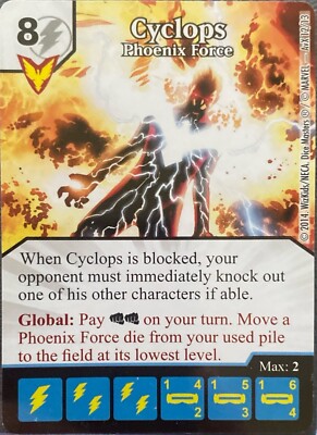 Wizkids Marvel Avengers vs. X-Men Dice Masters Cyclops Phoenix Force Promo | eBay