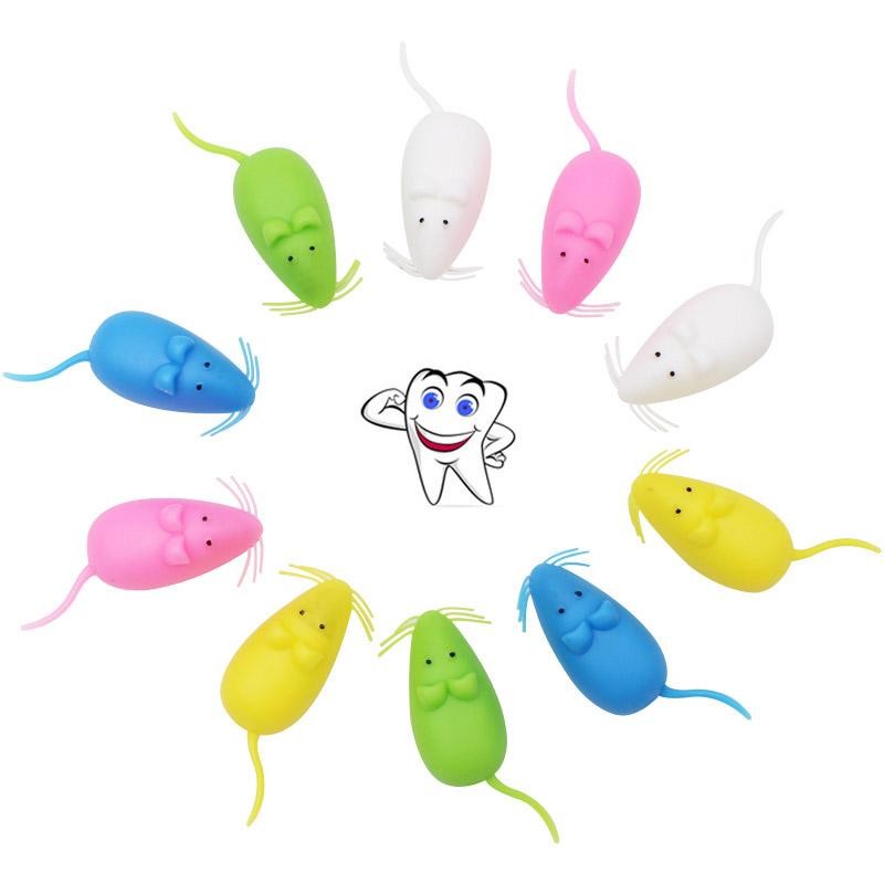 10pcs/lot Baby Tooth Box Mini Mouse Shape Kid Milk Teeth Storage Box ...