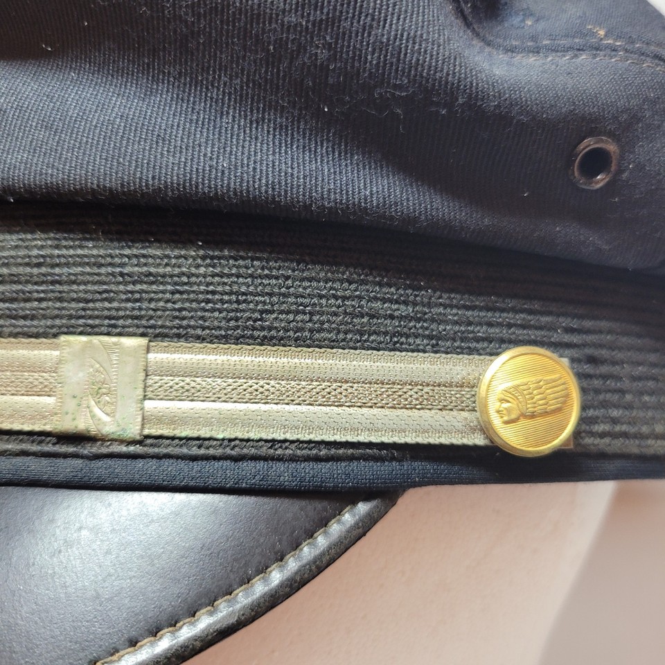 Vintage TWA Pilot Hat Wool Cap w/ Badge Trans World Airlines | eBay