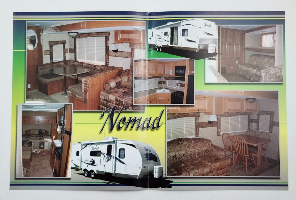 RV Brochure 2010 Nomad By Skyline Park Models Trailers Floor Plans | eBay