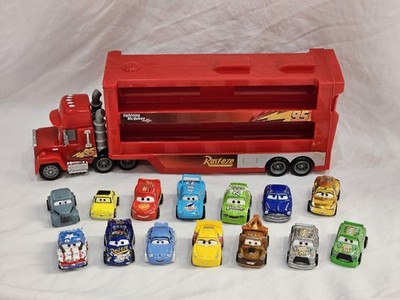 Disney Pixar Cars Mini Racers and Mack Mini Racer Hauler Lot Set | eBay