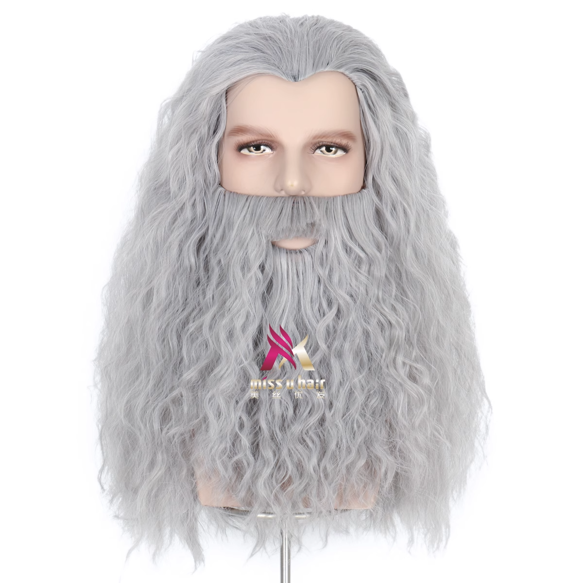 Gandalf Wig And Beard Kit Adult The Hobbit Lord Of The Rings Costume ...