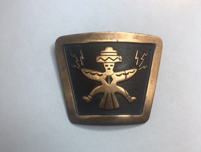 Bell Trading Post Solid Copper Thunderbird Lightning Bolts Bolo Tie ...