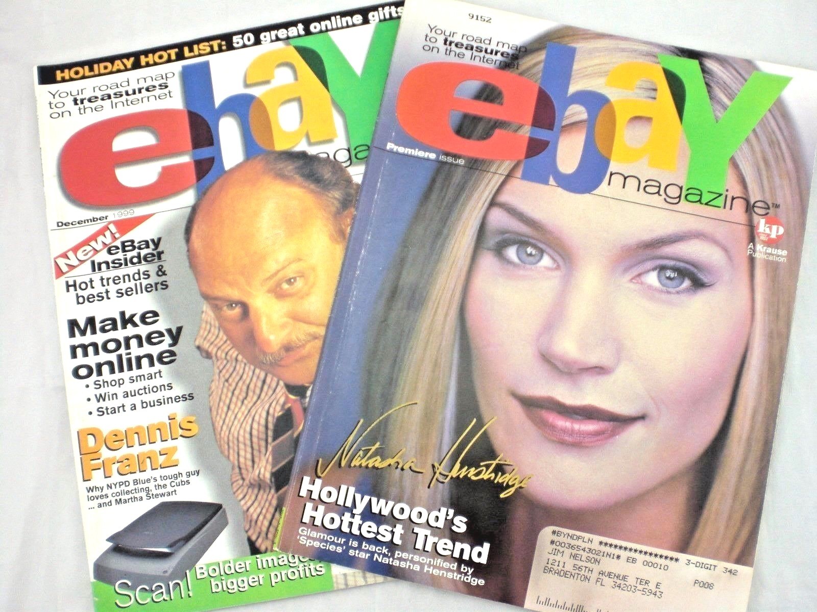 Ebay Magazine Premiere Issues Nov & Dec 1999 Hollywood Trends Make ...