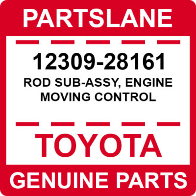 12309-28161 Toyota OEM Genuine ROD SUB-ASSY, ENGINE MOVING CONTROL | eBay