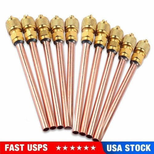 10 Service/Access Valve 1/4" SAE *1/4" OD *2.75" Stem Core ...